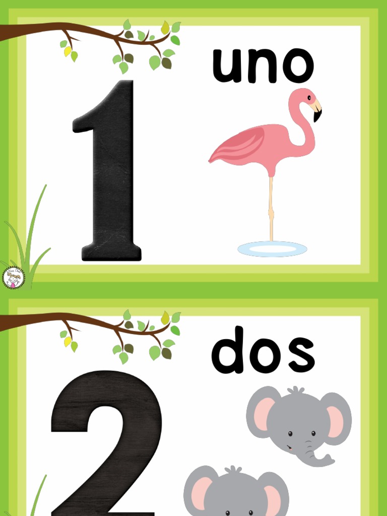 Numeros Animalitos | PDF