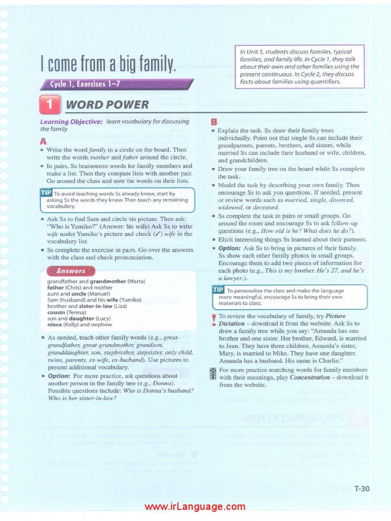 Interchange 4th Level 1 - Solucionario Unidad 5 | PDF
