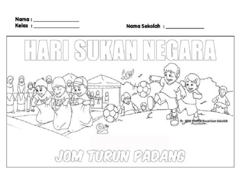 Mewarna Hari Sukan | PDF