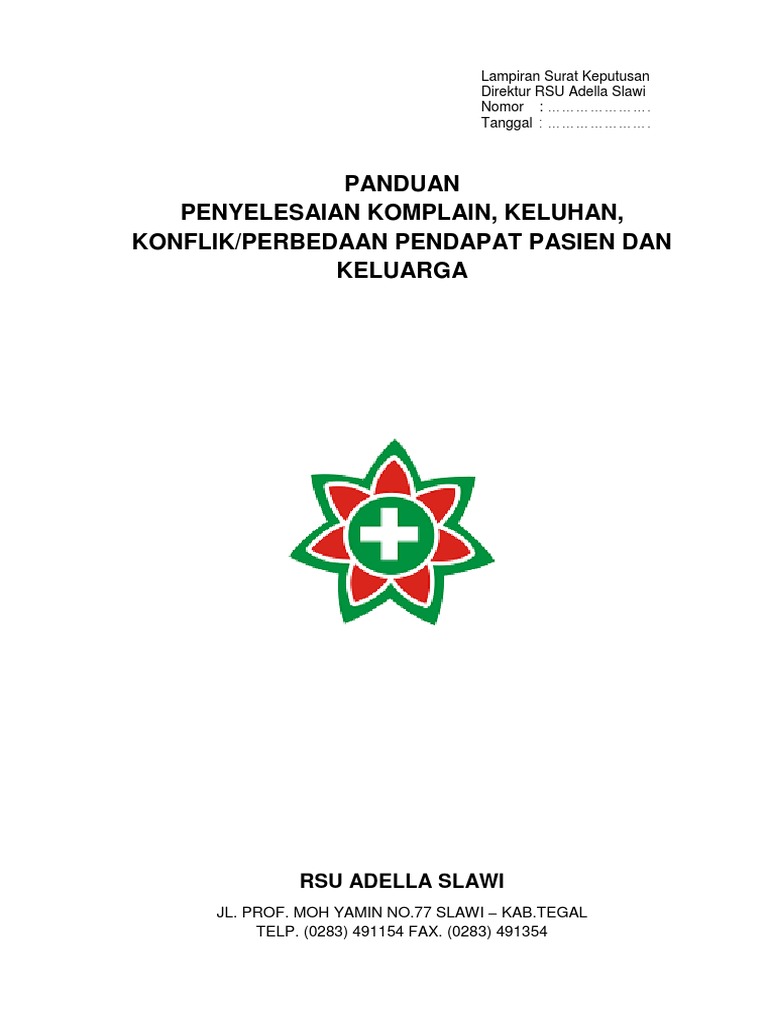Panduan Penyelesaian Komplain Pasien | PDF