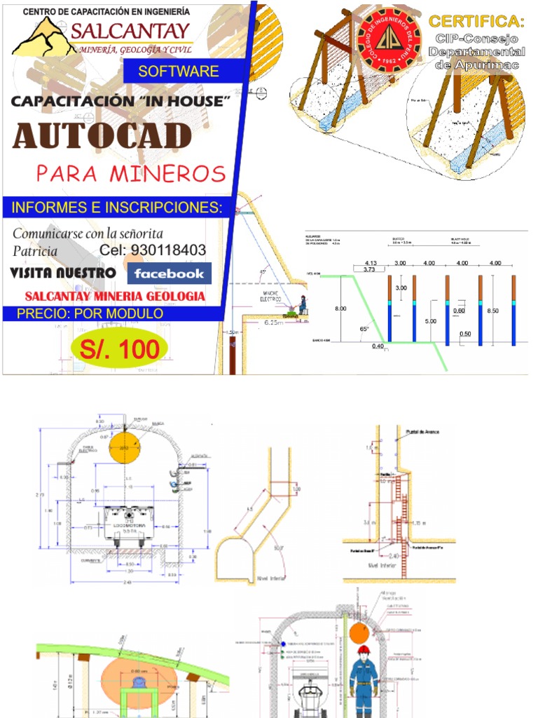 Curso de AutoCAD para Minería | PDF | Geometría | Enseñanza de matemática