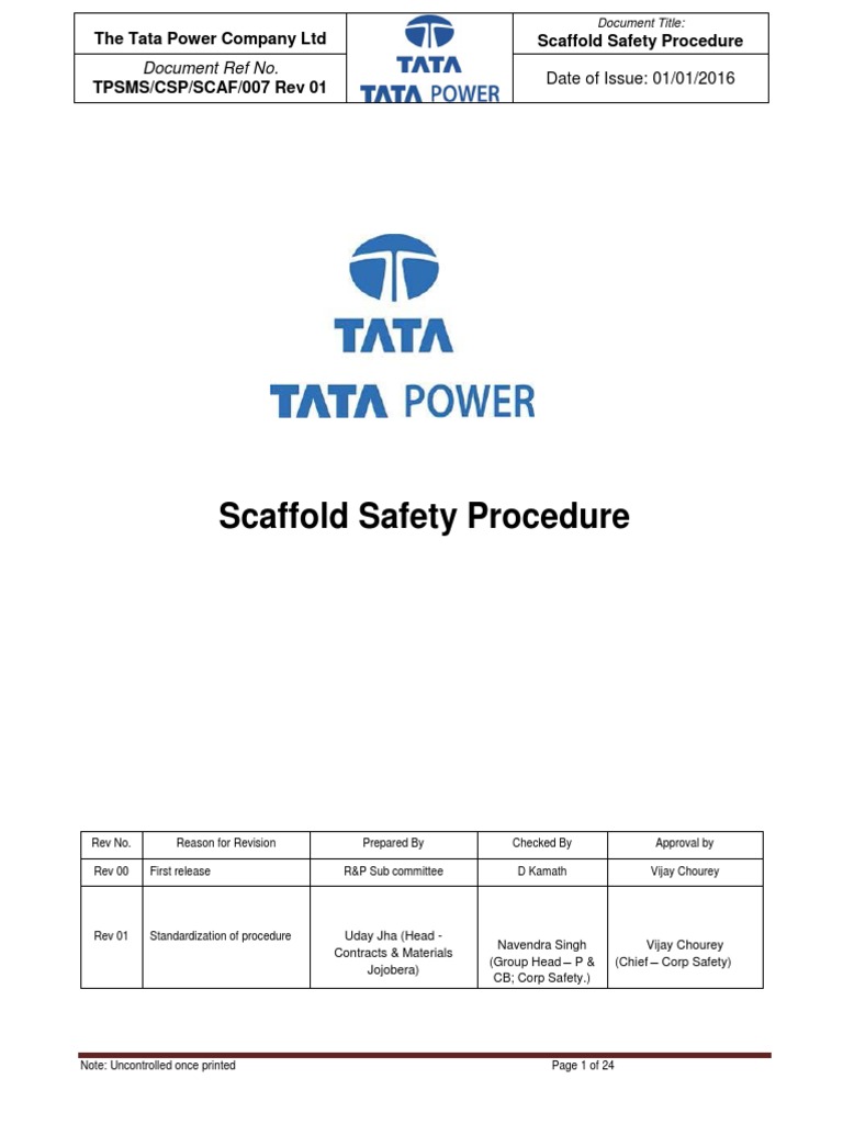Scaffold-safety-procedure.pdf | Scaffolding | Business