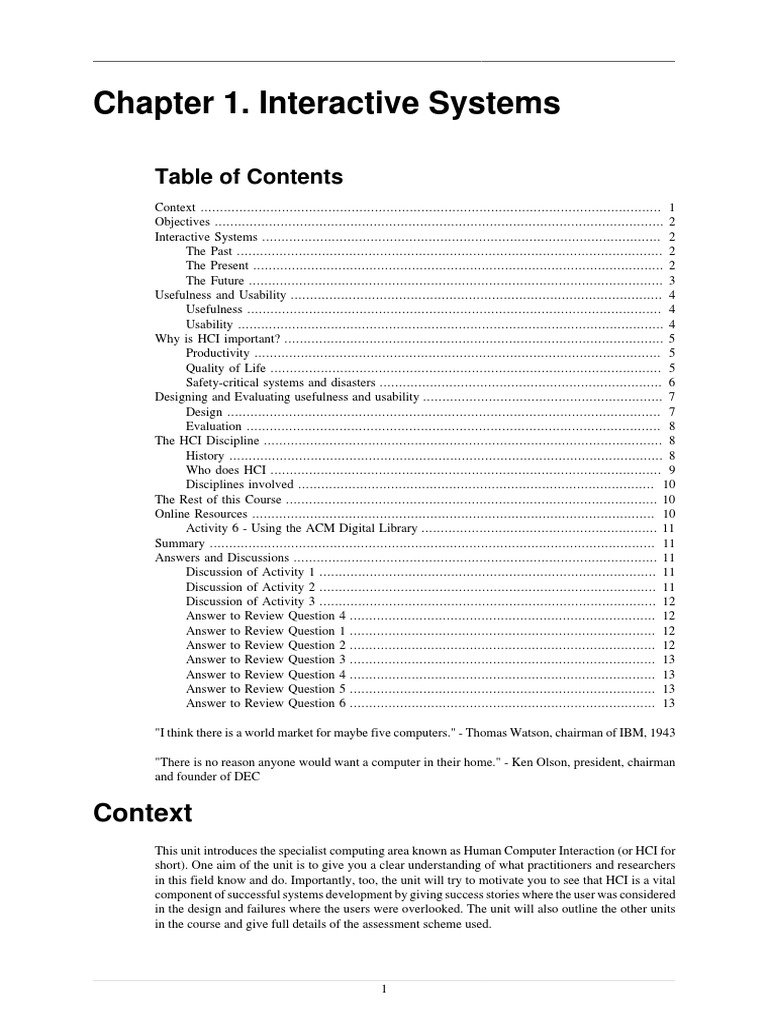 HCI | Download Free PDF | Human–Computer Interaction | Usability