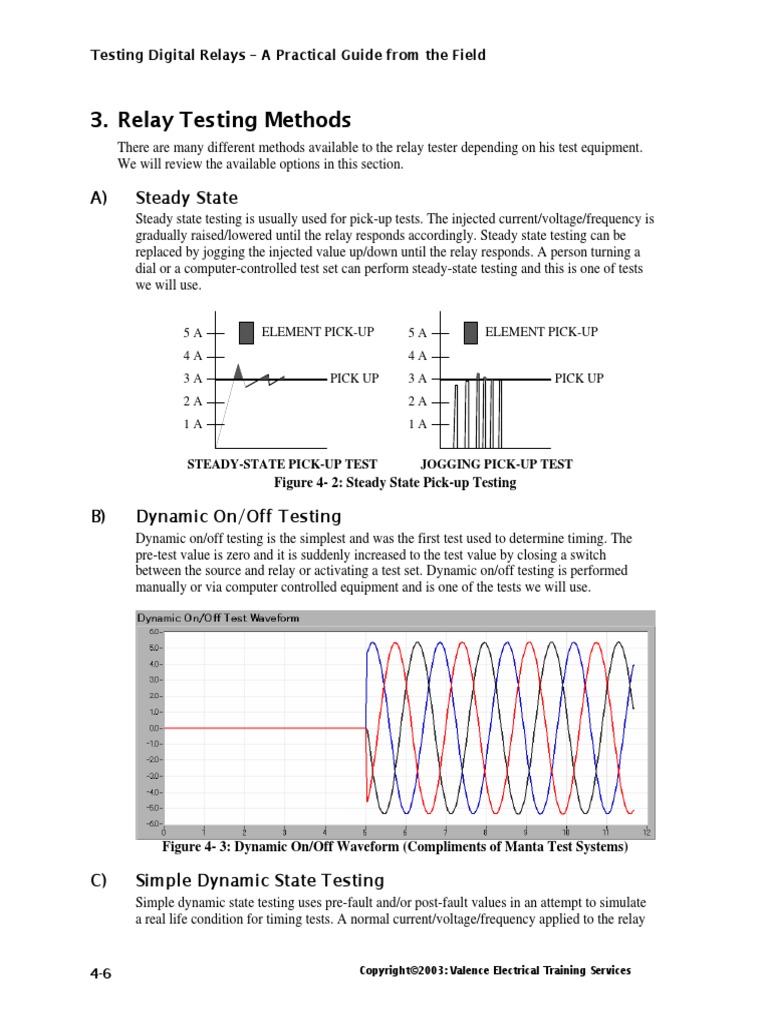 Basic Relay Test | PDF | Steady State | Relay