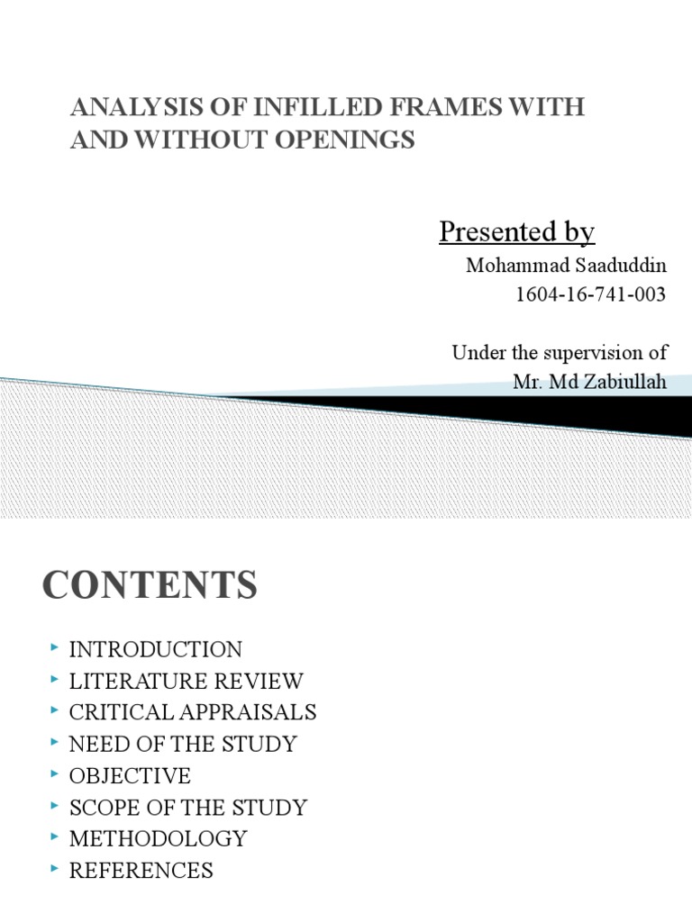 New Infilled Frames | PDF | Stiffness | Civil Engineering
