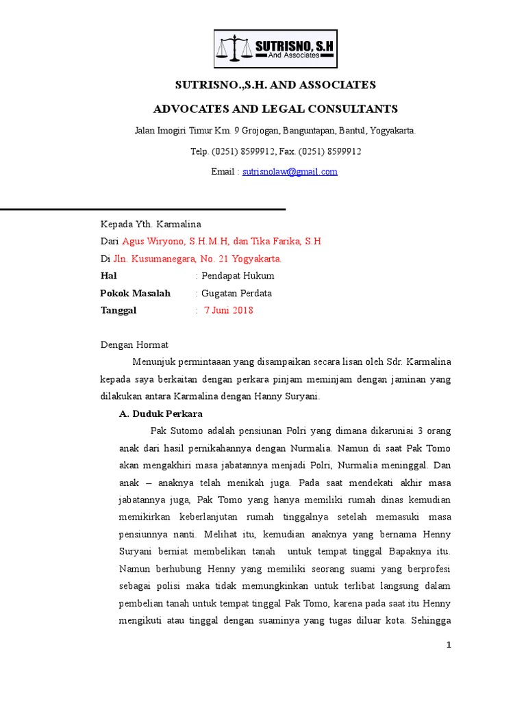 Legal Memorandum | PDF