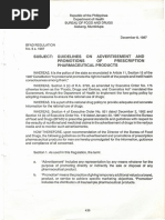 FDA Sales Promotion Permit Guidelines | PDF | Food And Drug ...