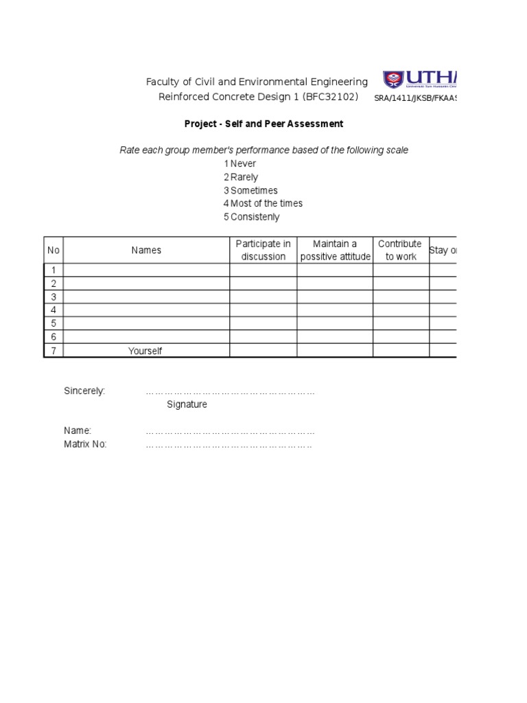 Project - Self & Peer Assessment | PDF