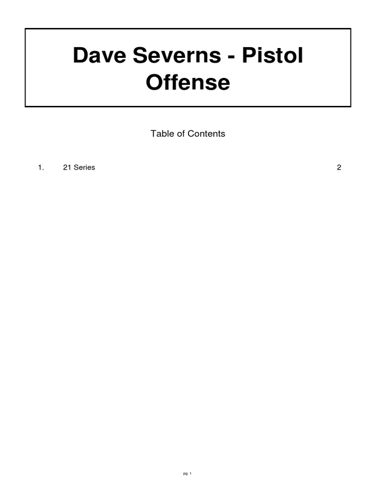 Dave Severns - Hurry Up Offense Diagrams PDF | PDF | Ball Games | Sports