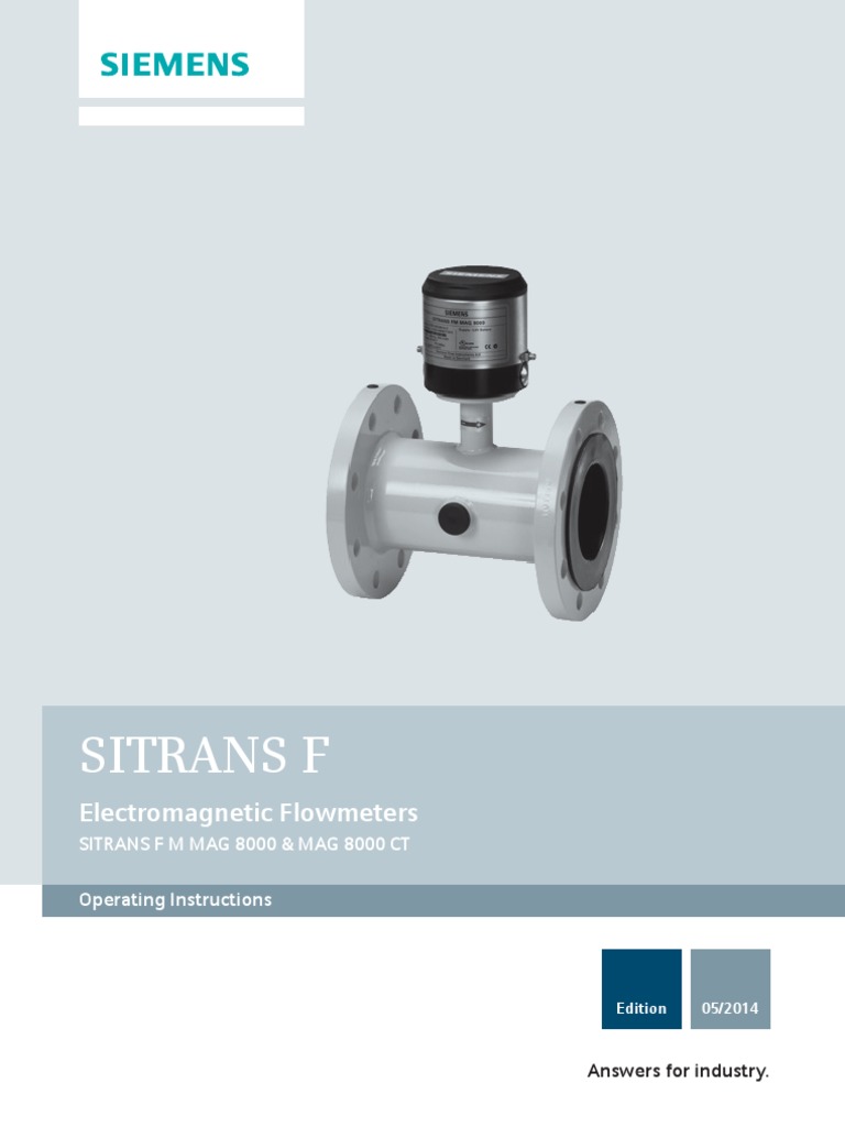 Mag 8000 Oi en En-Us | PDF | Flow Measurement | Nature