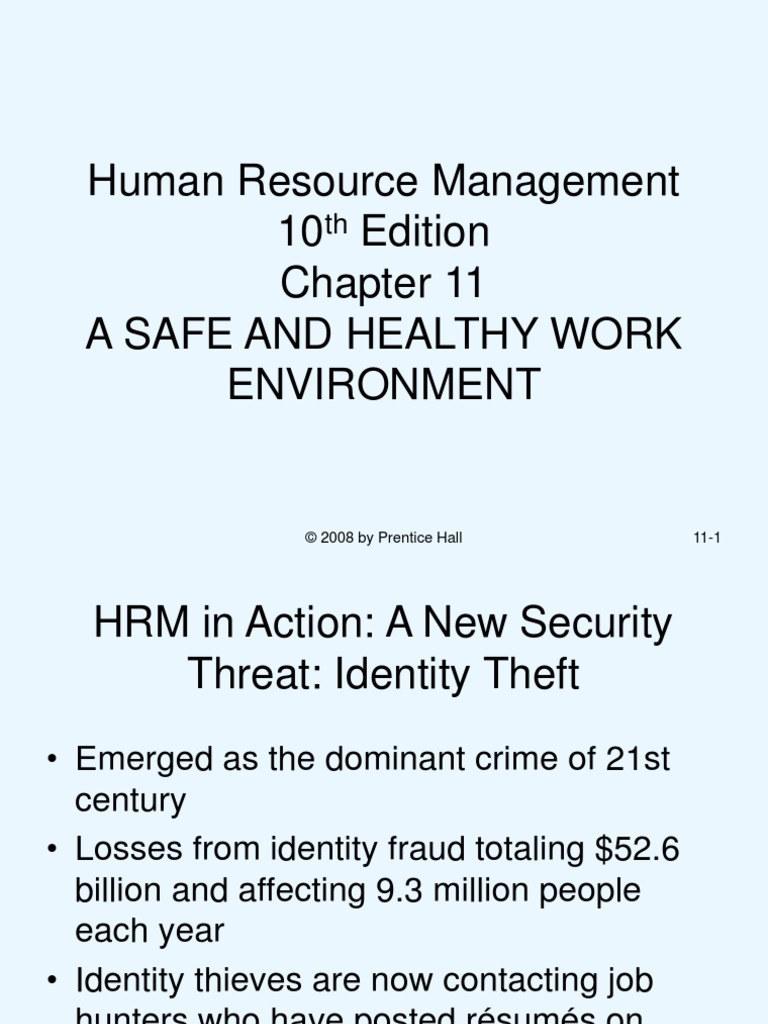 Chapter 11 | PDF | Occupational Safety And Health Administration ...