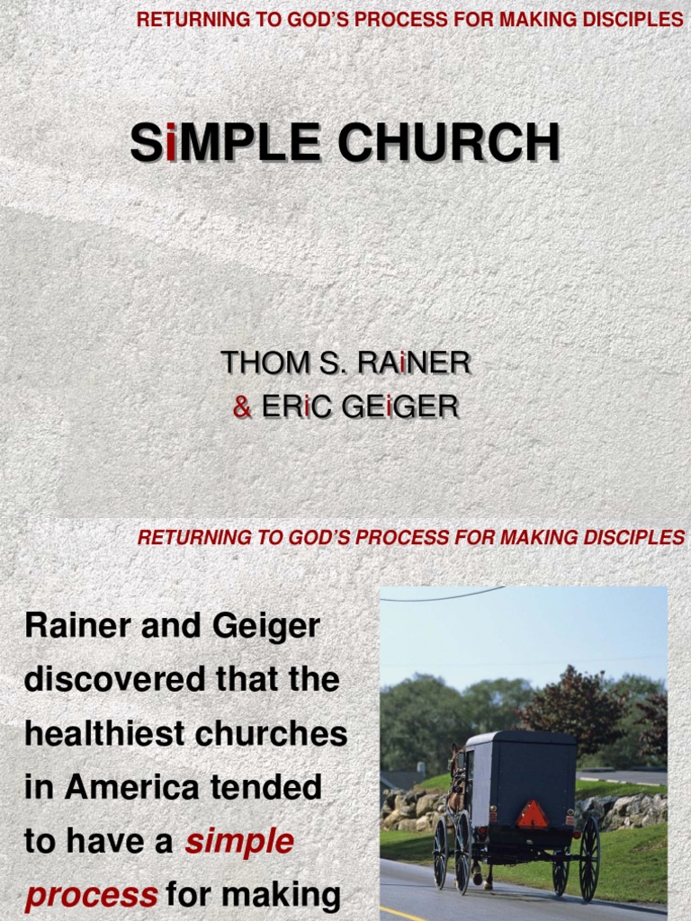 Simple Church PDF | PDF | Disciple (Christianity) | God