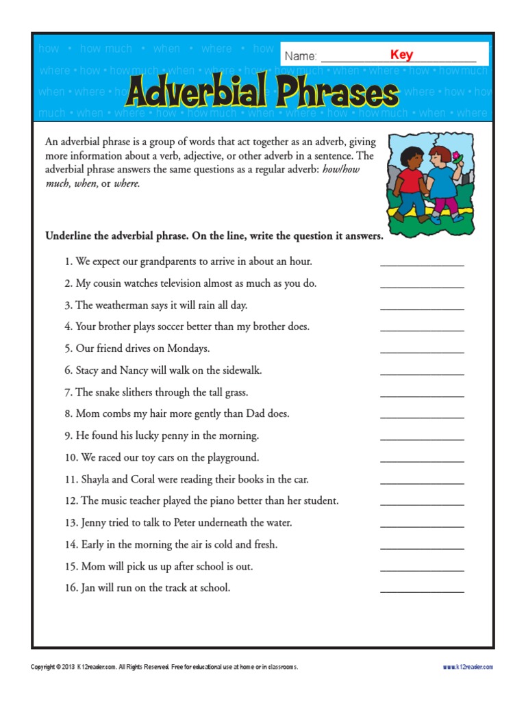 Adverb11 Adverbial Phrases PDF | PDF | Adverb | Semantic Units