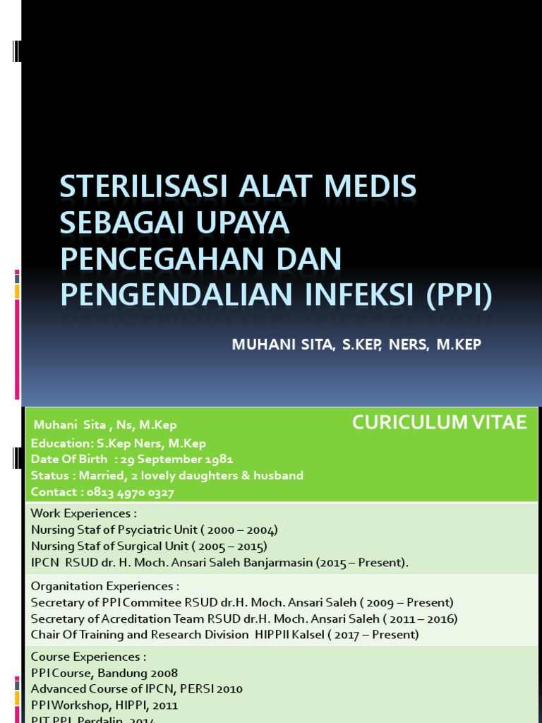 Sterilisasi Alat Medis Ppi | PDF