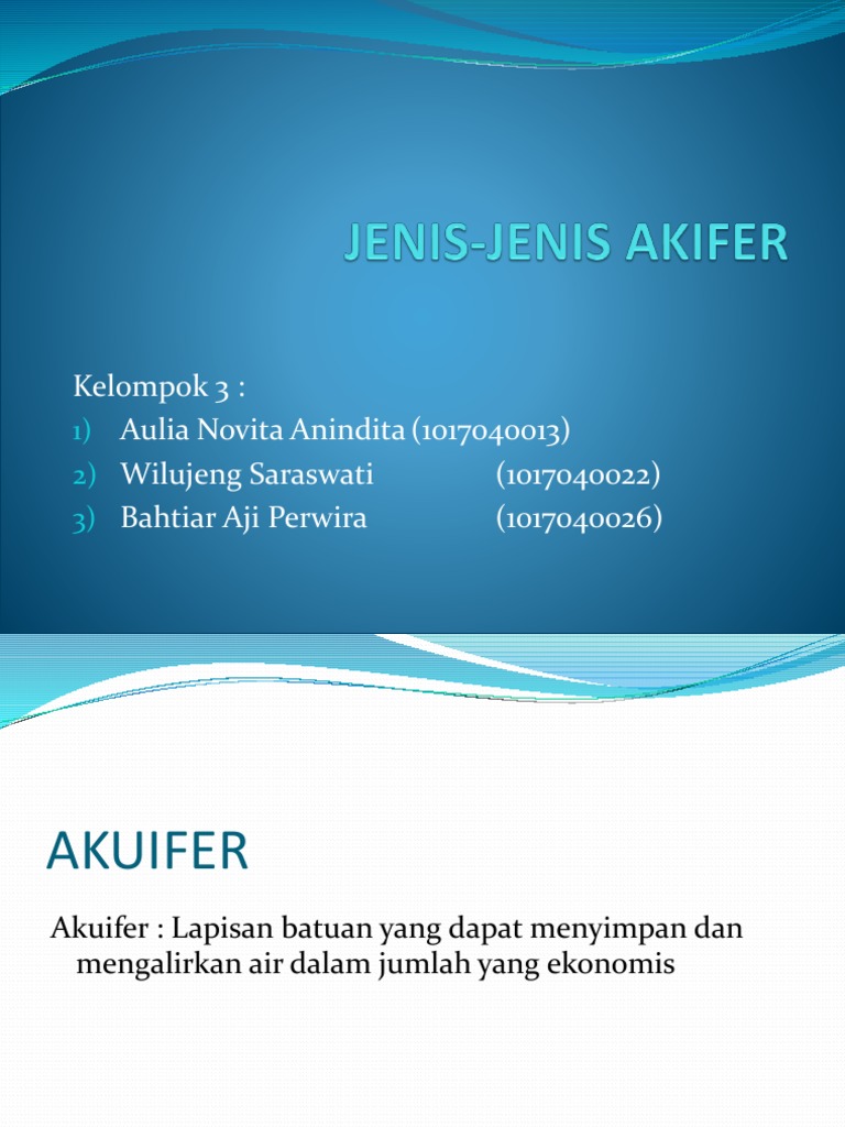Jenis-Jenis Akifer | PDF | Griya & Taman | Seni