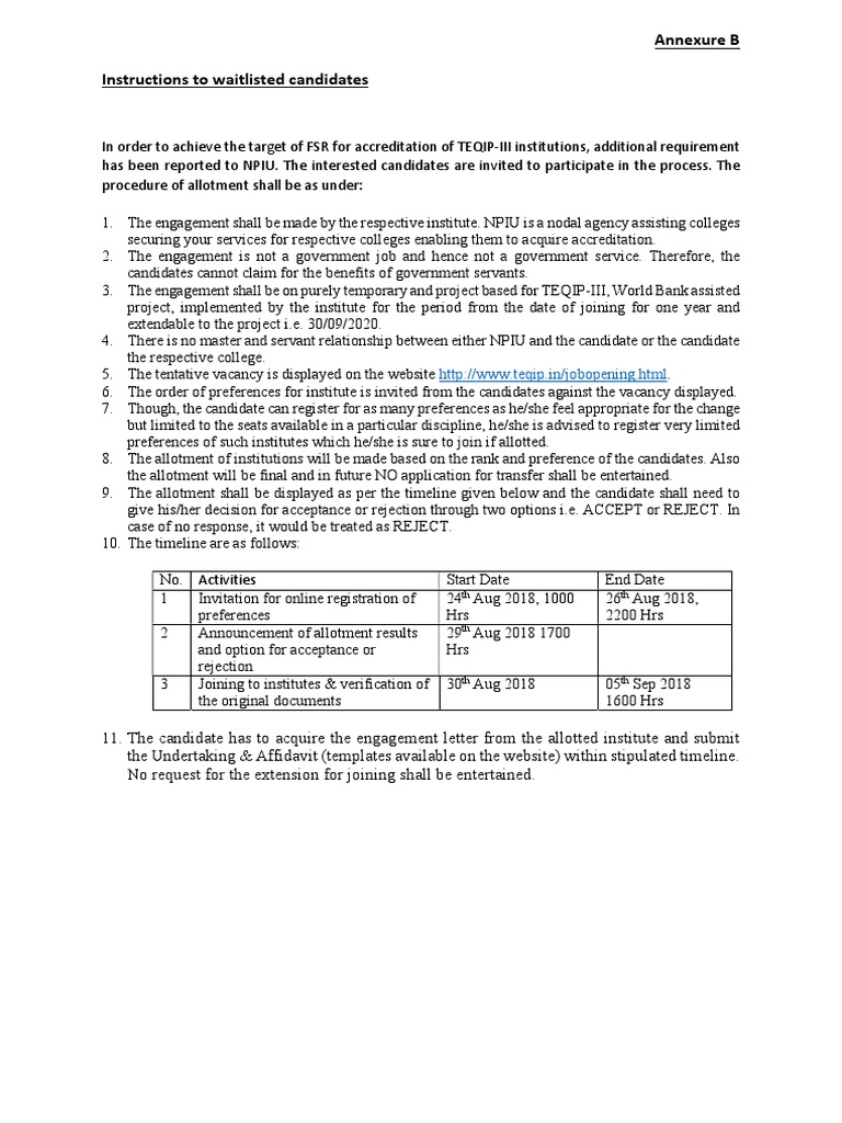 Annex B | PDF | Government | Government Information