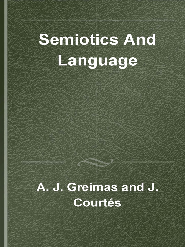 (Advances in Semiotics) Algirdas Julien Greimas, Joseph Courtes ...