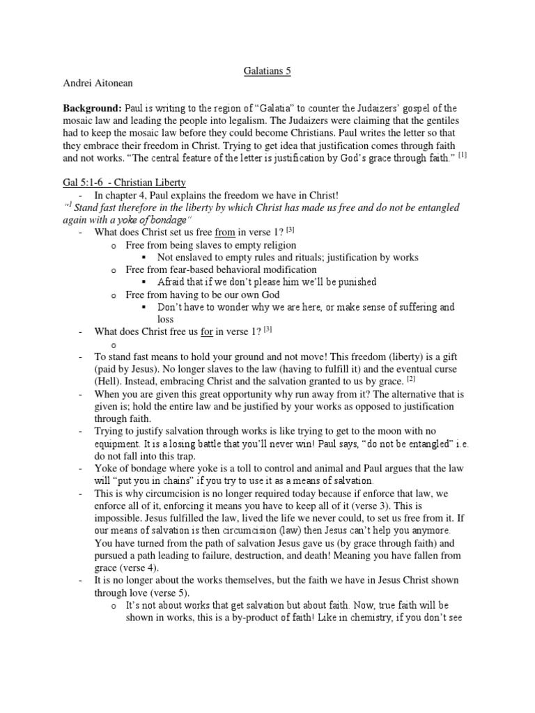 Background: Paul Is Writing To The Region of "Galatia" To Counter The ...