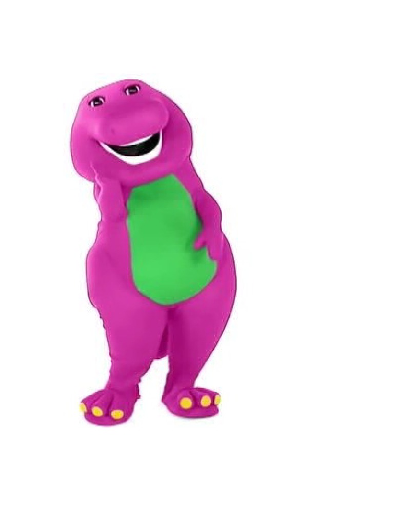 Barney The Dinosaure Template