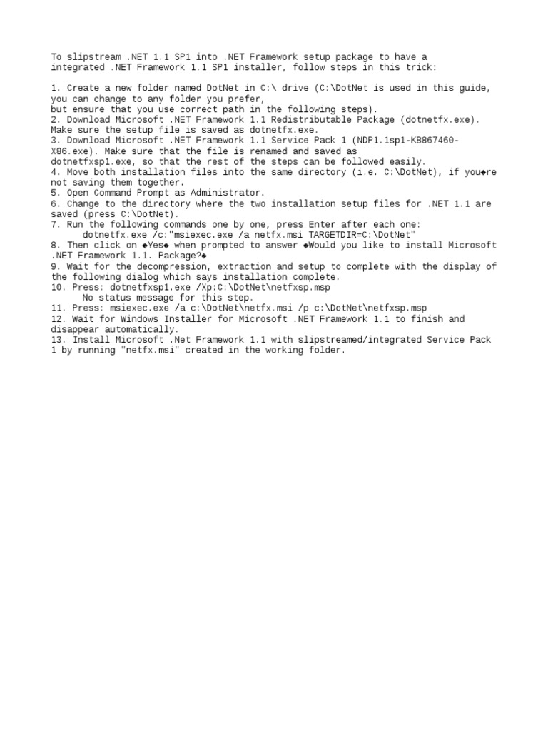 Install Net Framework 1.1 For CX Programmer | PDF | Directory ...