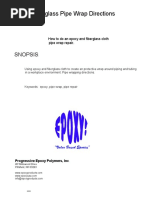 RTR Pipe Installation & Repair Guide | PDF | Adhesive | Pipe (Fluid ...