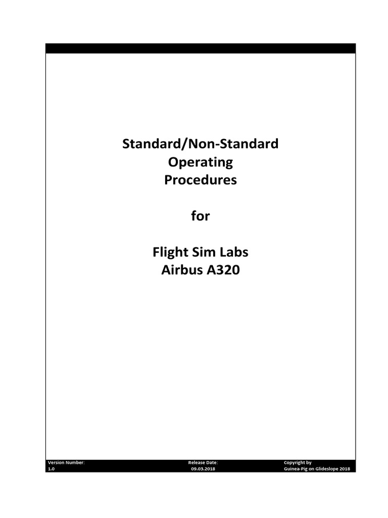 Standard Operating Procedures FSLabs A320 PDF | PDF | Air Traffic ...