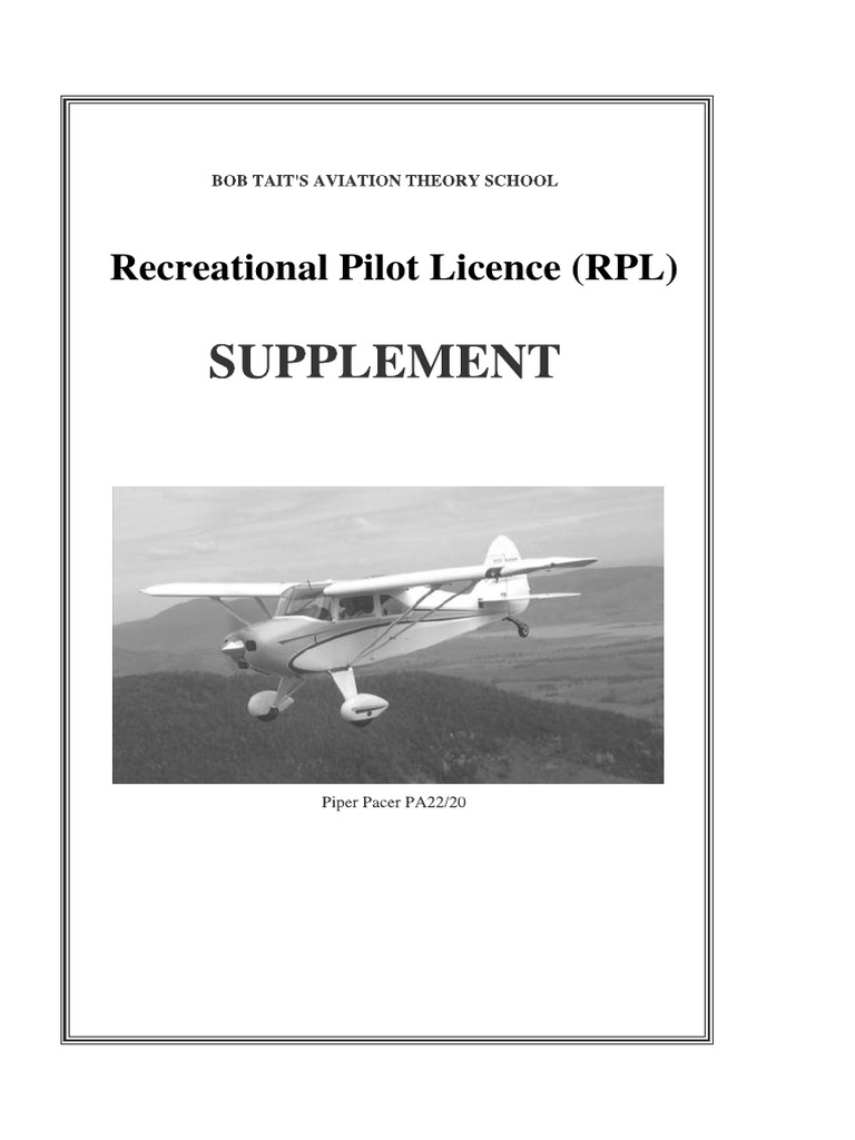 Recreational Pilot Licence (RPL) | PDF