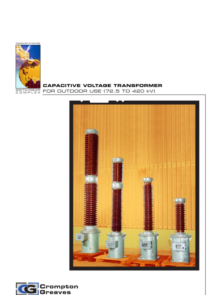 Capacitive Voltage Transformer 040126 | PDF | Capacitor | Transformer