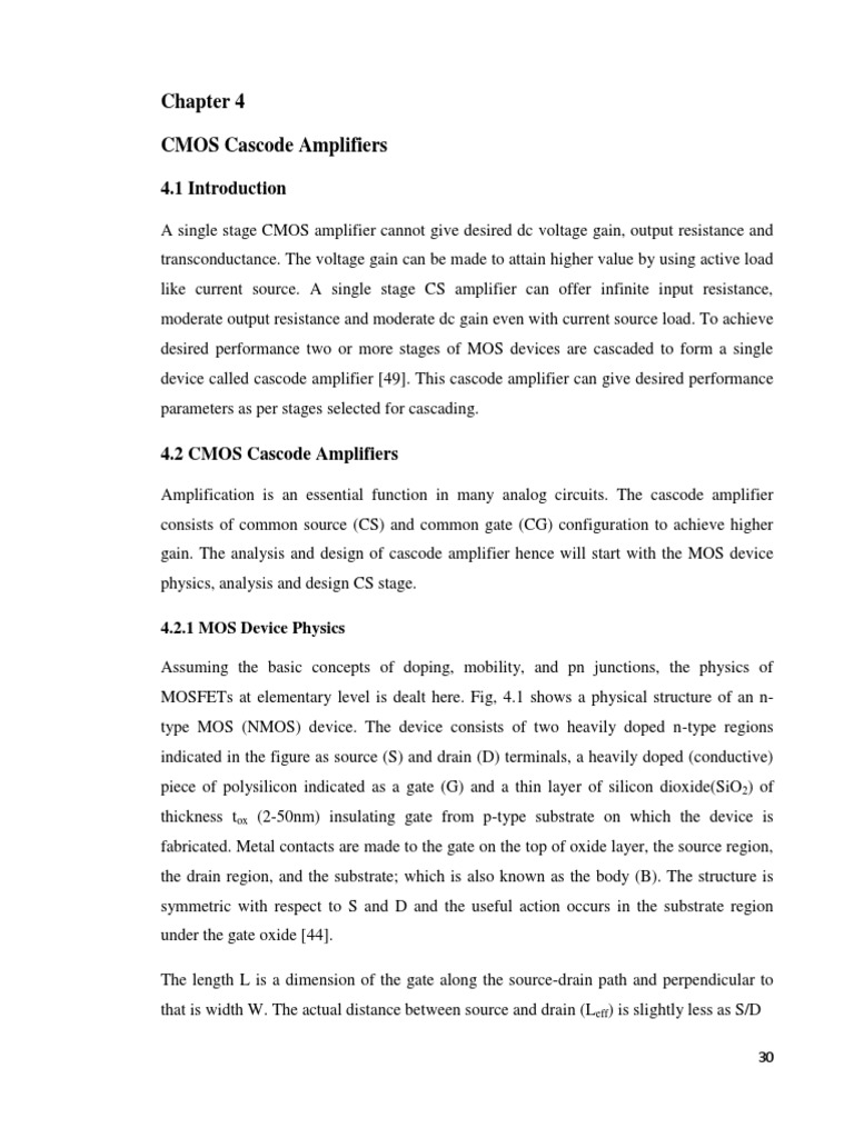 14 Chapter4 PDF | PDF | Mosfet | Field Effect Transistor
