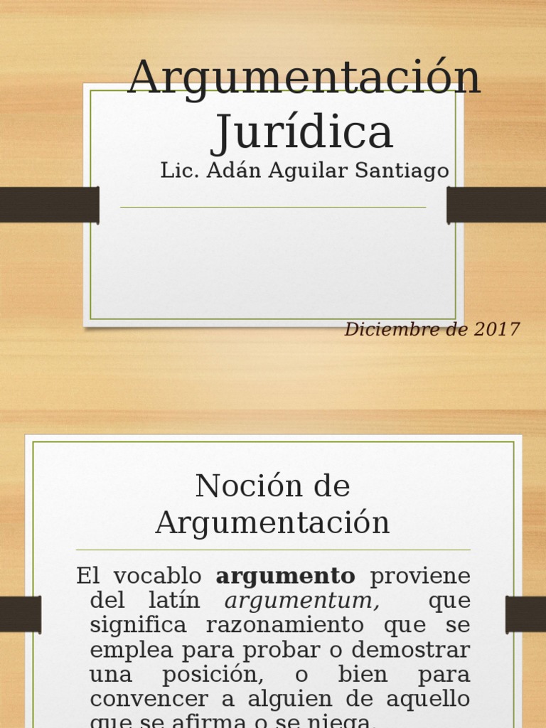 Argumentación Jurídica | PDF | Evidencia (ley) | Falacia