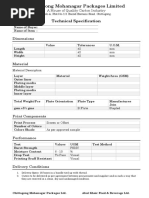 Carton Box Specifications and Details | PDF