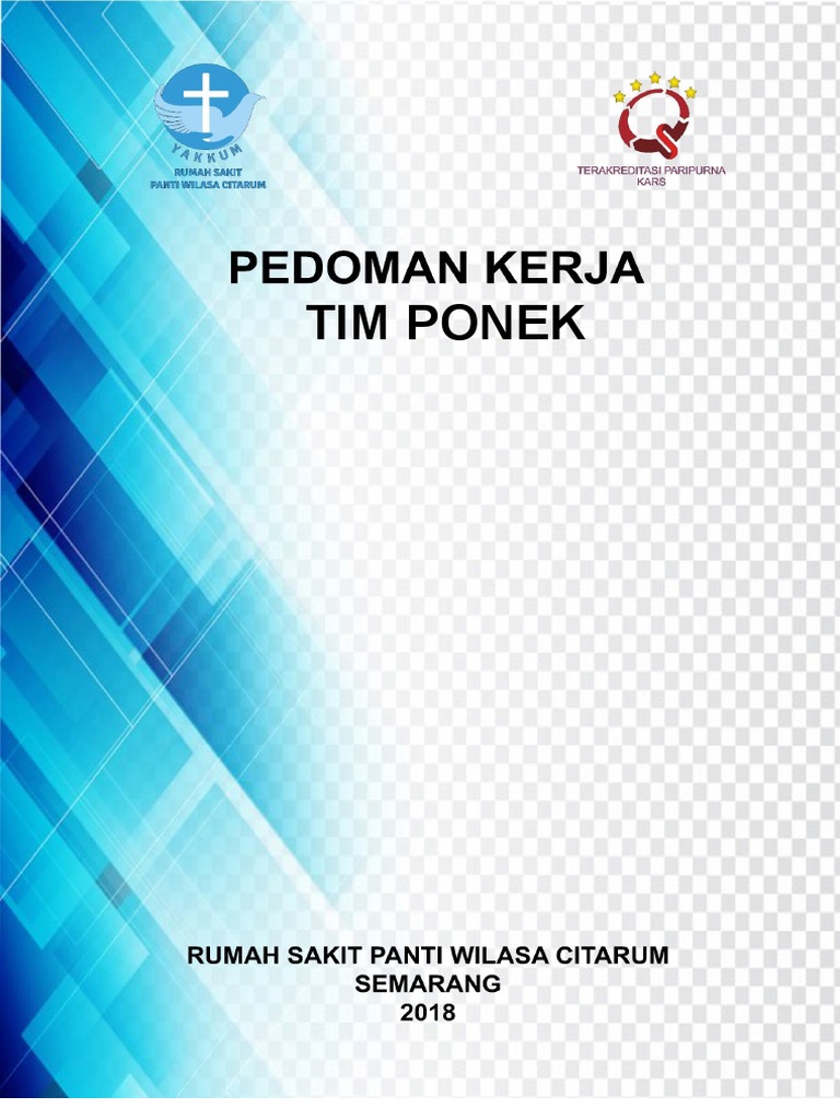 Cover Pedoman Kerja | PDF