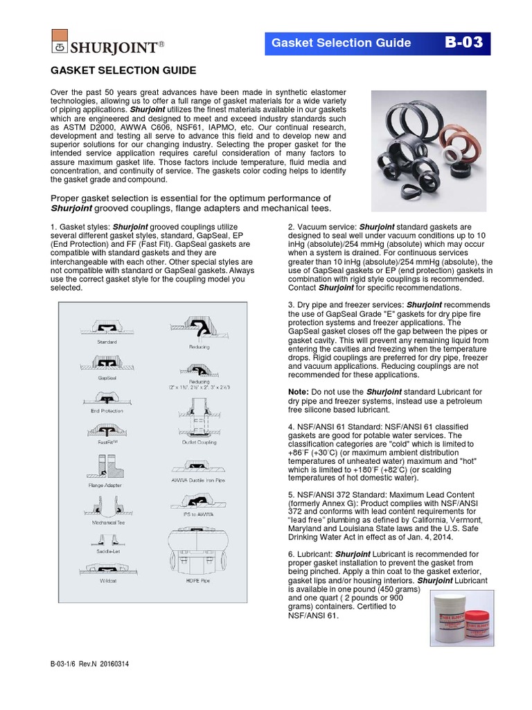 Gasket Selection Guide | Download Free PDF | Chlorine | Potassium