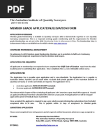 PICQS Membership Form | PDF | Employment | Business