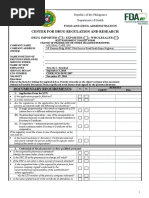 FDA Lto Checklist | PDF | Pharmacy | Franchising