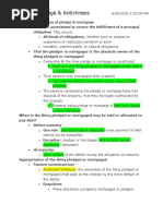 Pledge and Mortgage: Key Legal Differences | PDF | Mortgage Law | Guarantee