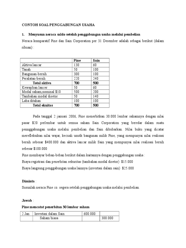 Contoh Soal Akl Sap 11 | PDF