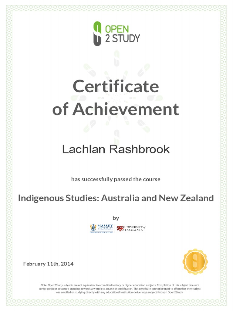 Indigenous Studies Certificate | PDF