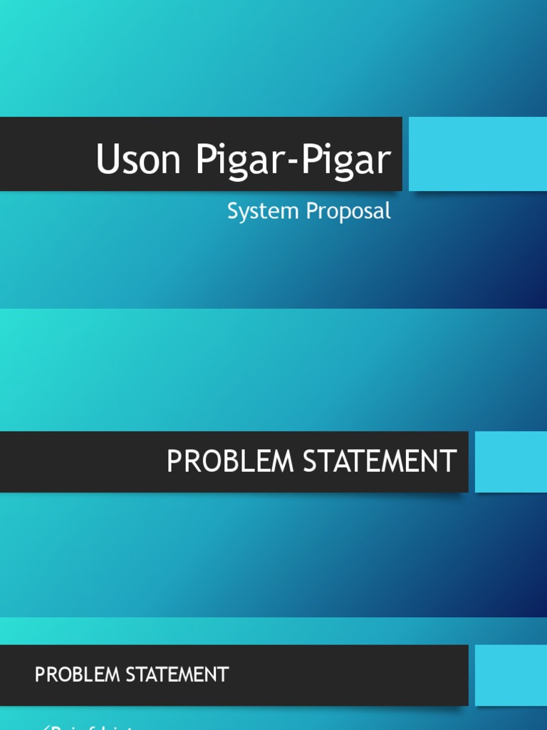 Uson Pigar Pigar | PDF