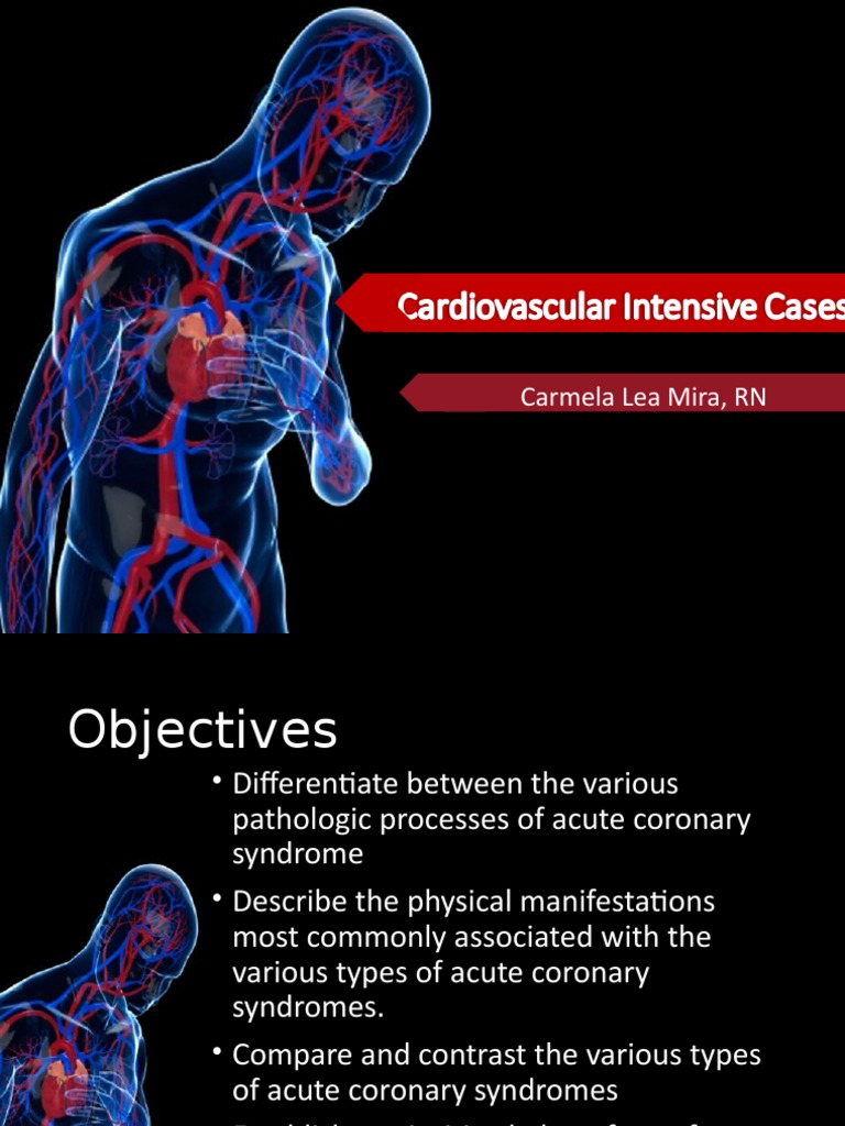 Lecture 12 Cardio Intensive Cases | PDF | Heart Failure | Myocardial ...