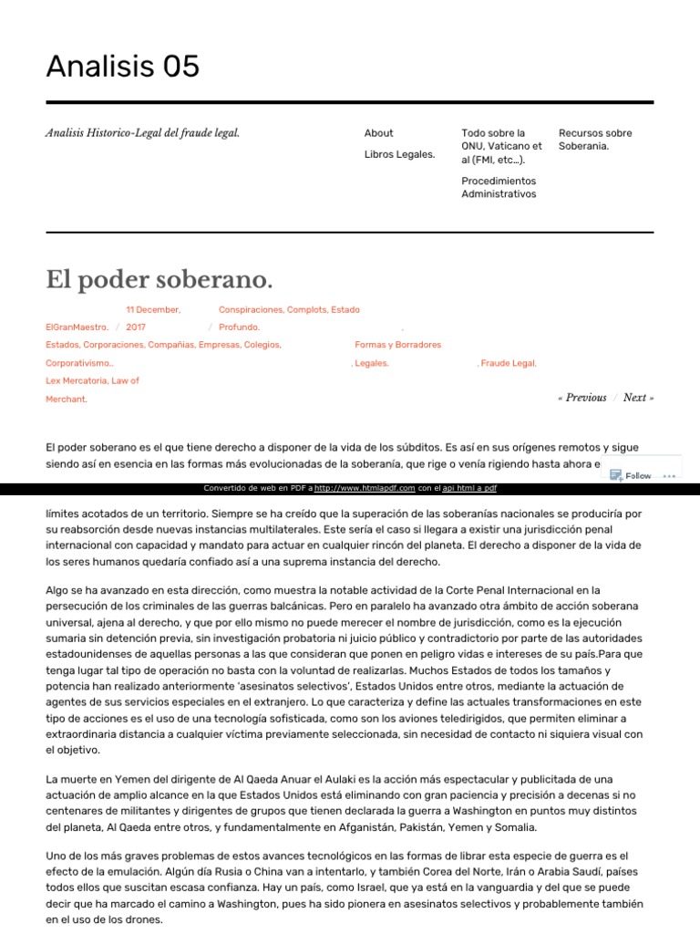 Https Analisis05 Wordpress Com 2017-12-11 El-Poder-Soberano | PDF ...