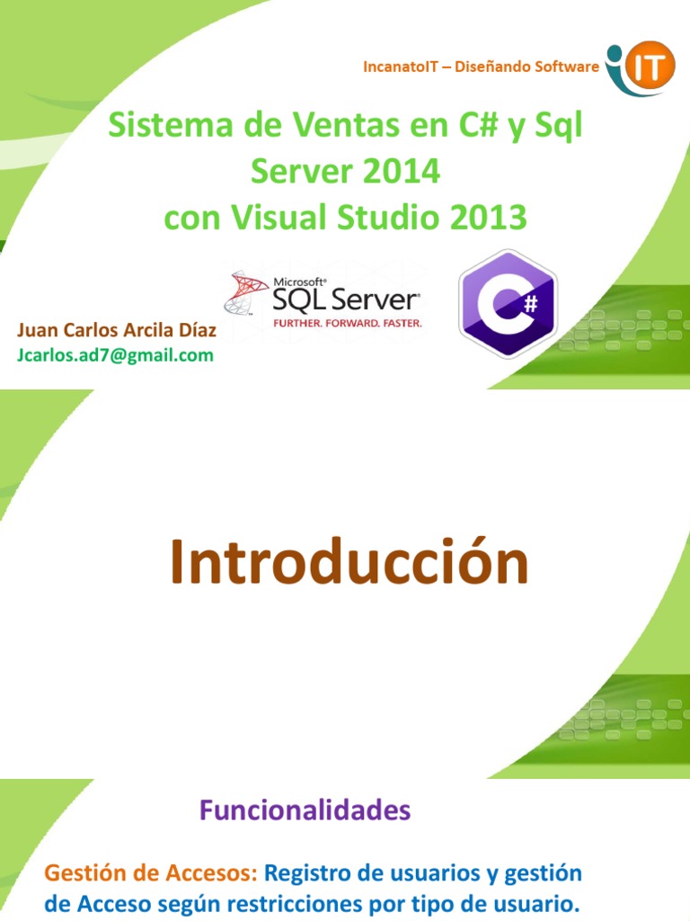 Léeme | PDF | Servidor SQL de Microsoft | C Sharp (lenguaje de programación)