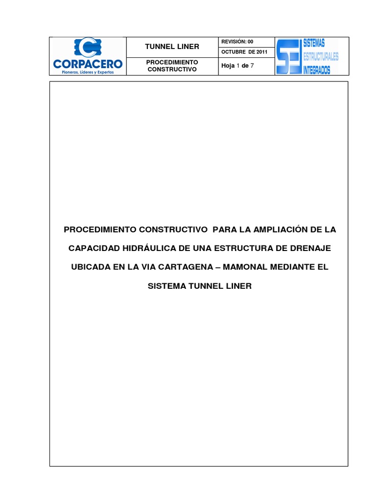 Tunnel Liner | PDF | Túnel | Proteger