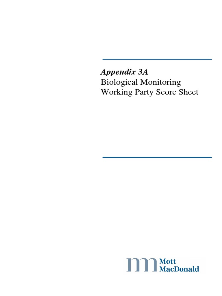 BMWP Scores | PDF | Horticulture And Gardening | Plants