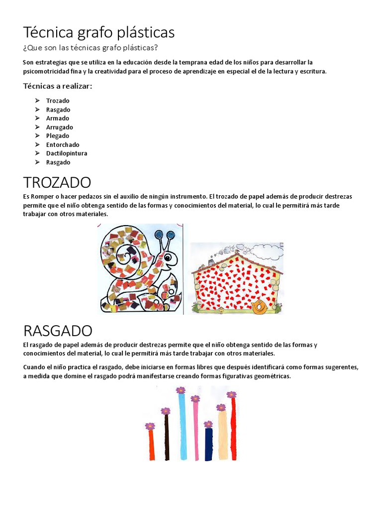 Tecnicas Grafoplasticas | PDF