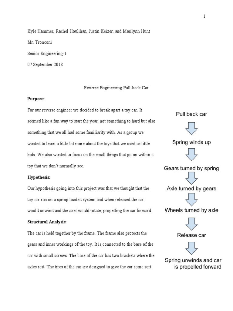 Reverse Engineering Report | PDF | Polystyrene | Plastic