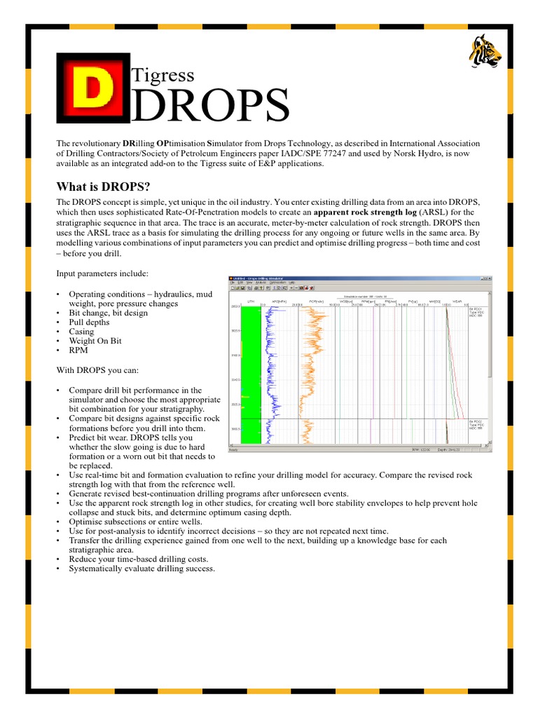 Drops | PDF | Drilling | Simulation