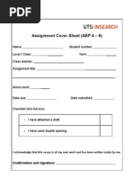 University Assignment Cover Page Template | PDF