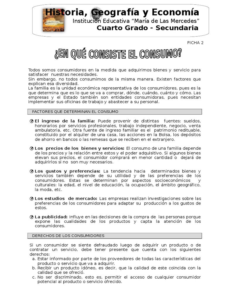 Diversidad y Responsabilidades del Consumidor | PDF | Los consumidores ...