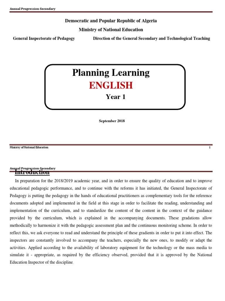Program1as English PDF | PDF | Pedagogy | Curriculum
